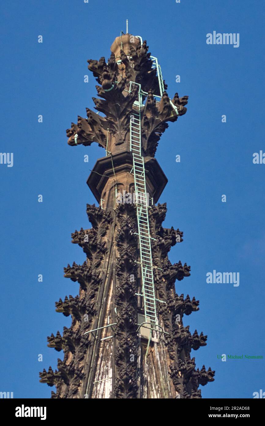 Southern Spire of Cologne Cathedral Stock Photo - Alamy