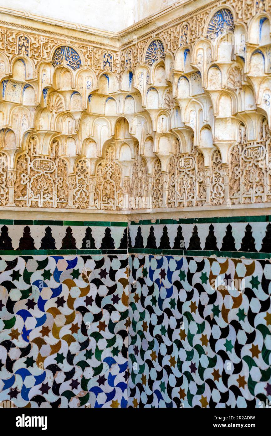 Spain, Andalucia, Granada, Alhambra, Generallife, summer palace ...