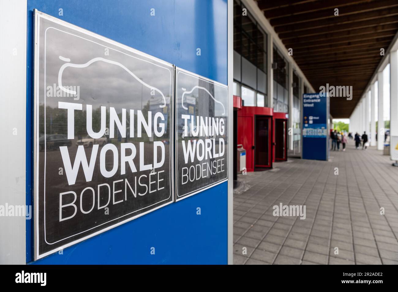 Friedrichshafen, Germany. 18th May, 2023. Tuning World logos can be ...