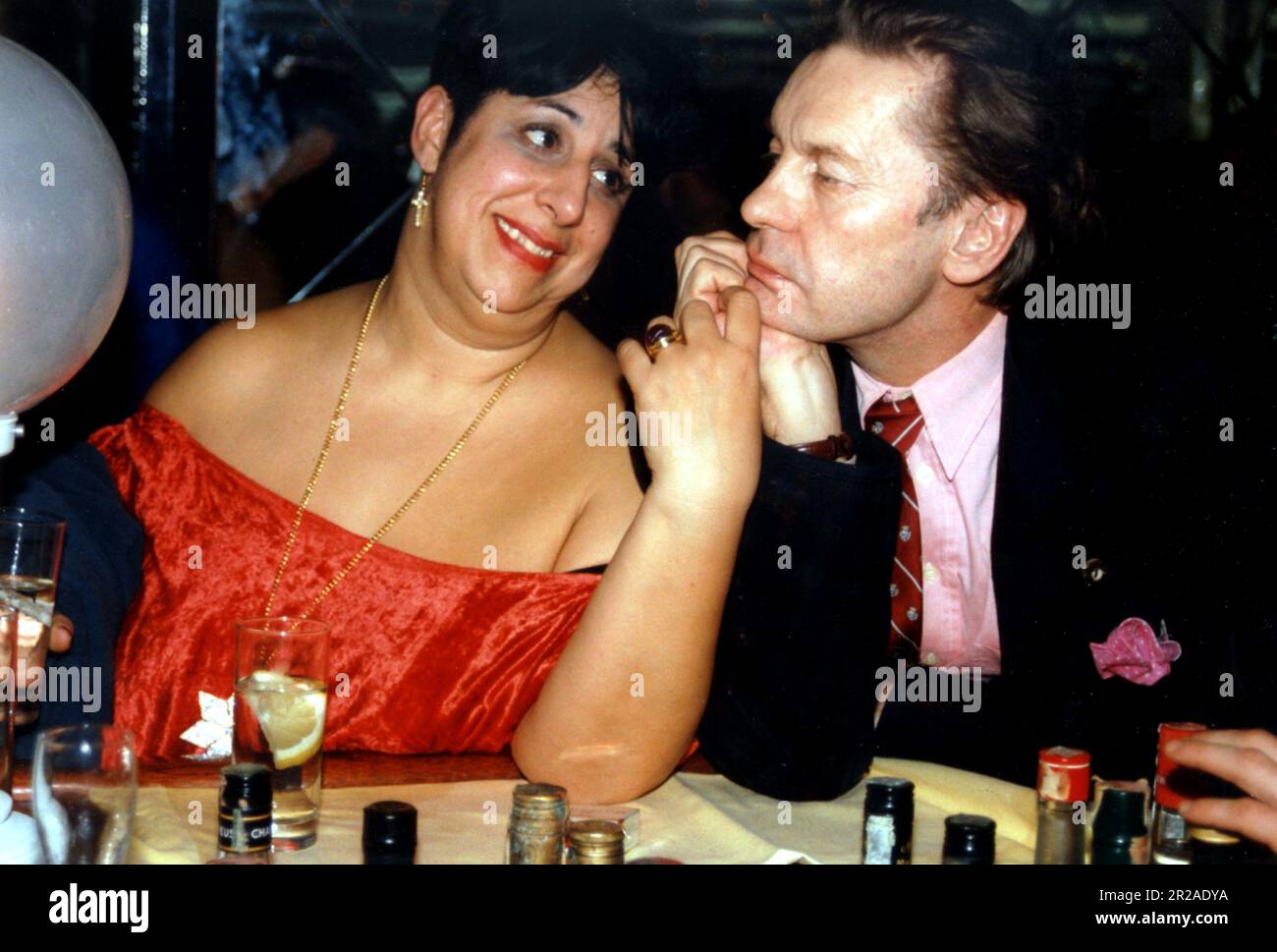 HELMUT BERGER CON BIG LAURA (P.R. GILDA) AL GILDA Editorial Usage Only ...