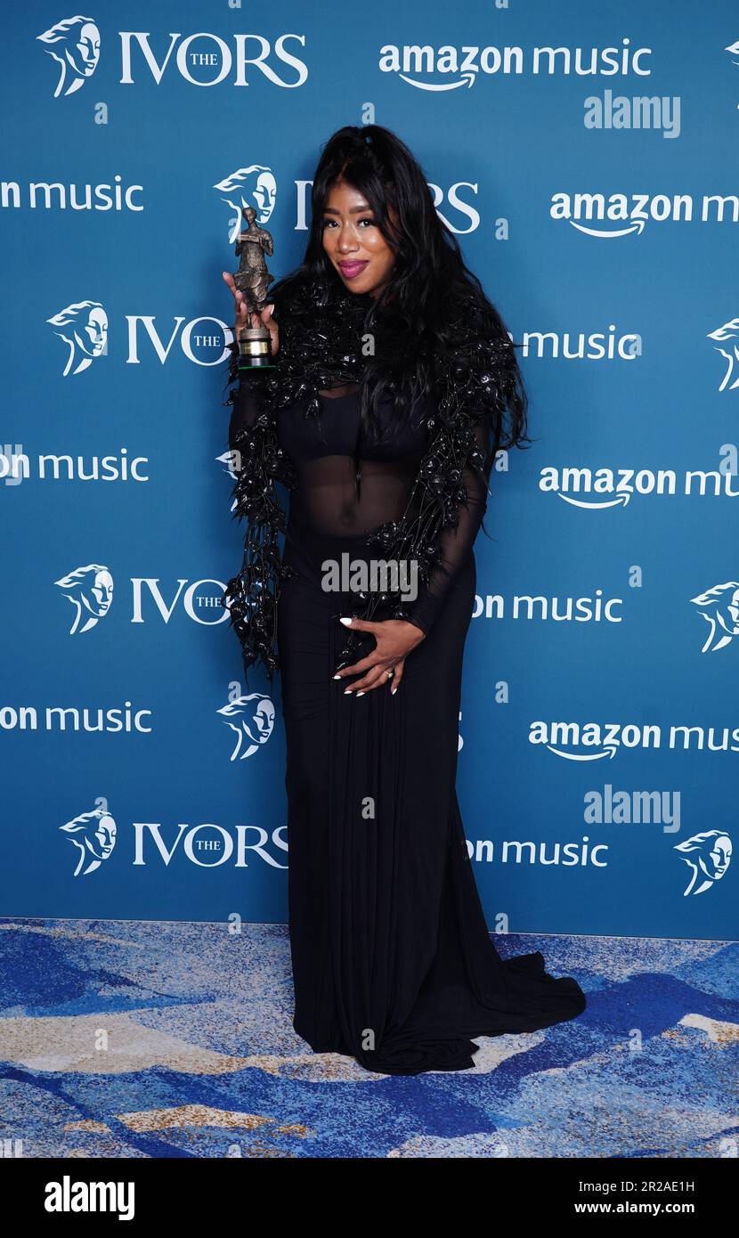 Kamille, who won the award for Outstanding Song Collection, at the Ivor ...