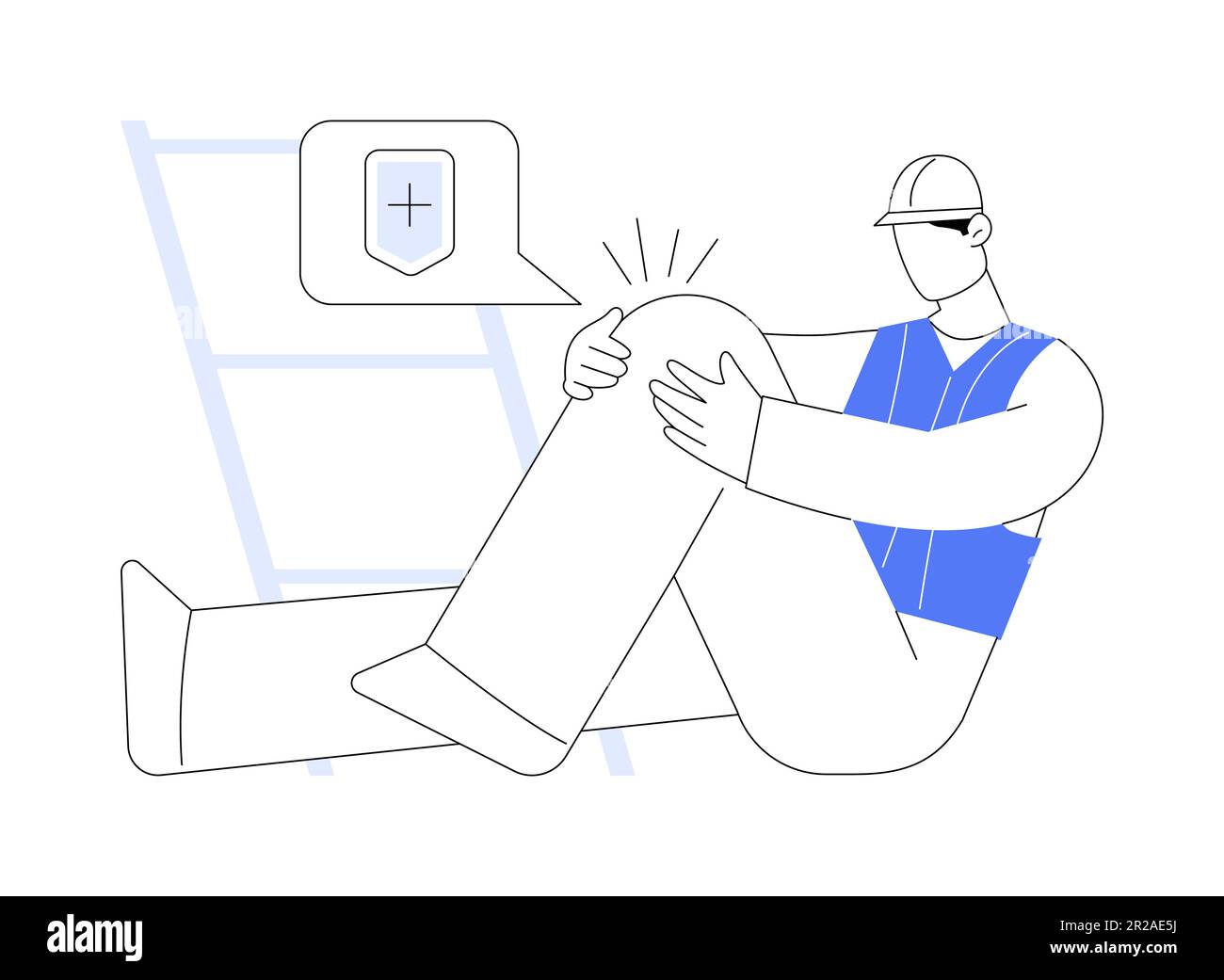 Workplace injury abstract concept vector illustration Stock Vector ...