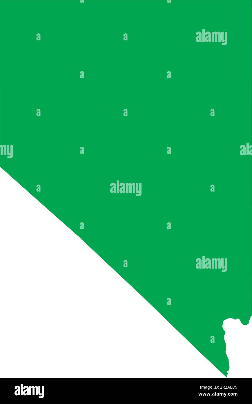 GREEN CMYK color map of NEVADA, USA Stock Vector Image & Art - Alamy