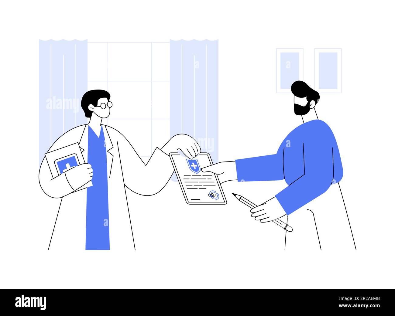 Health insurance abstract concept vector illustration Stock Vector ...