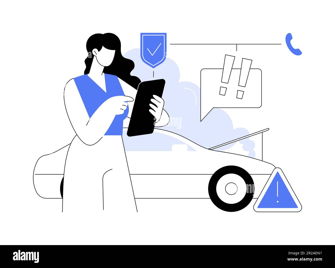 Insurance case abstract concept vector illustration Stock Vector Image ...