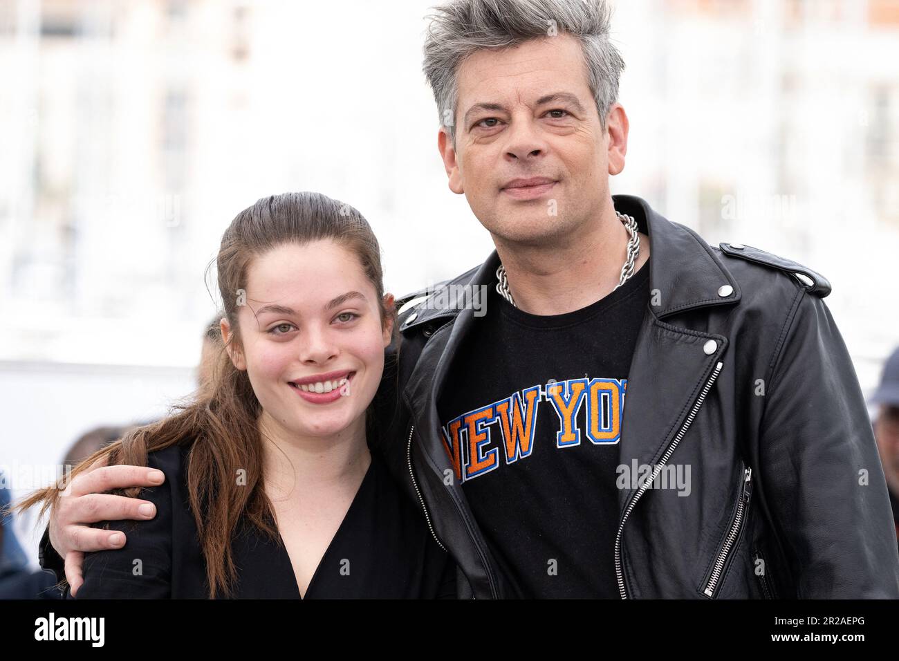 Cannes, France. 18th May, 2023. Benjamin Biolay and Anna Biolay attend ...