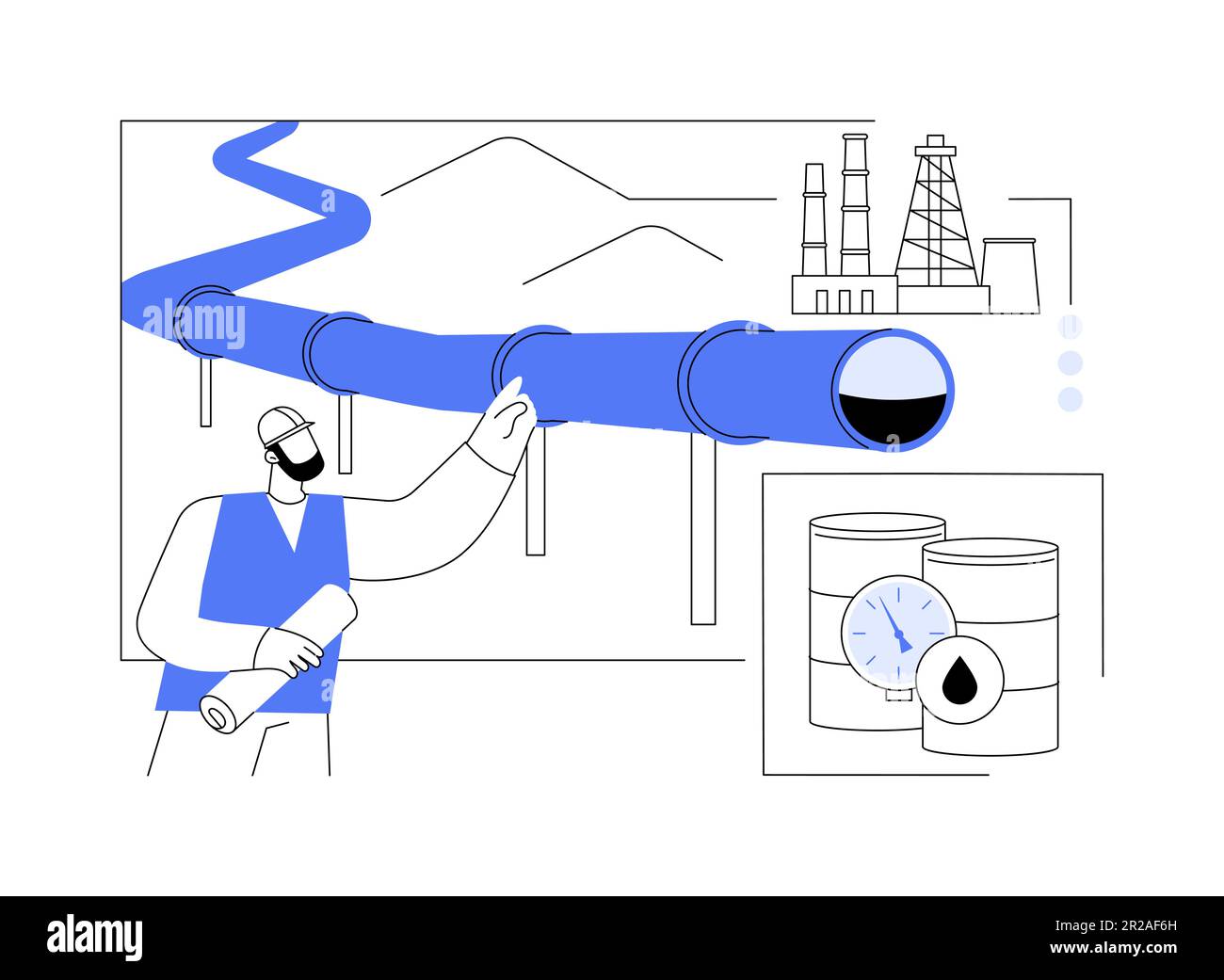 Pipelines Design Cut Out Stock Images Pictures Alamy