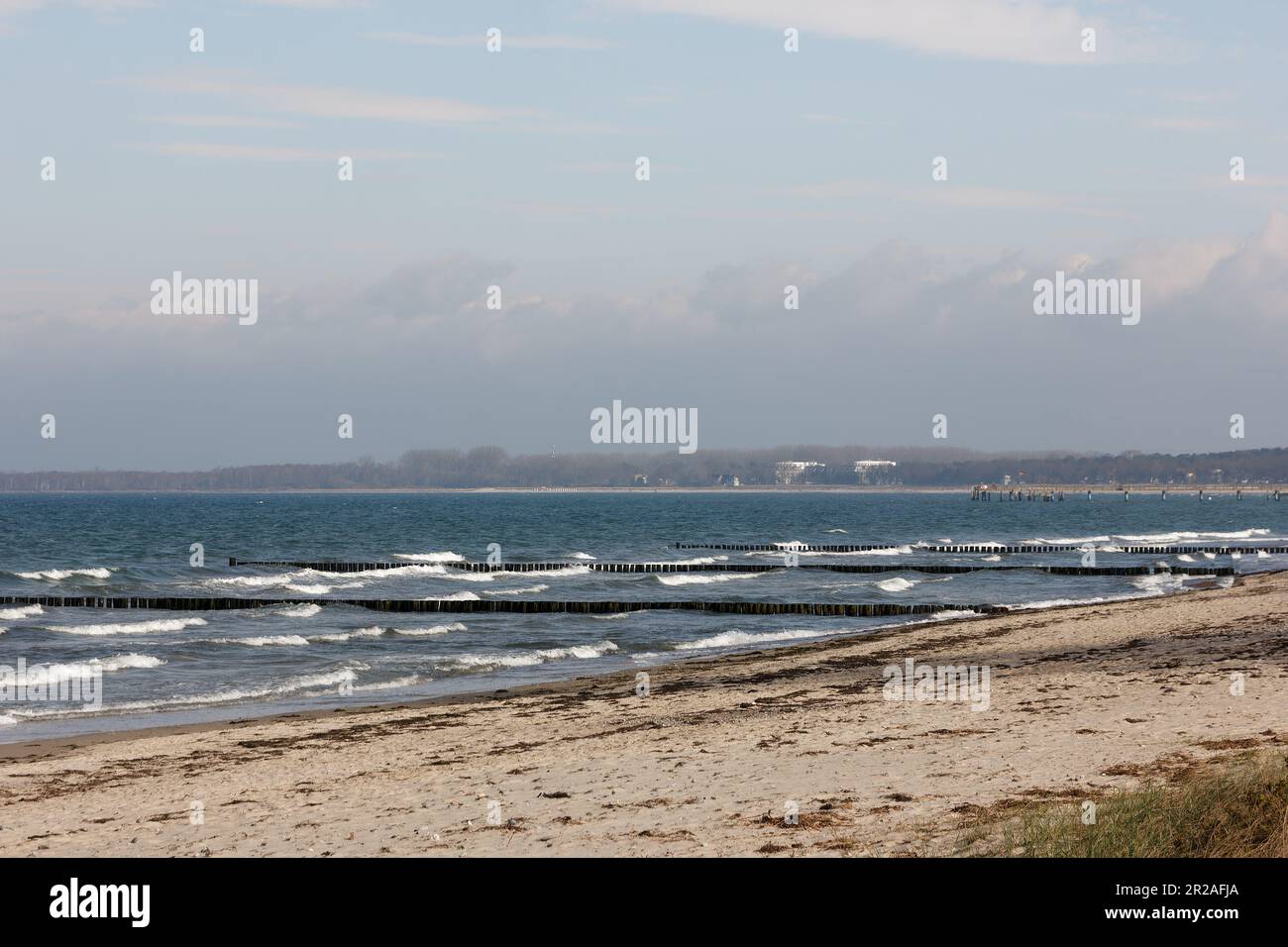 German Baltic Sea coast line at spring time Stock Photo - Alamy