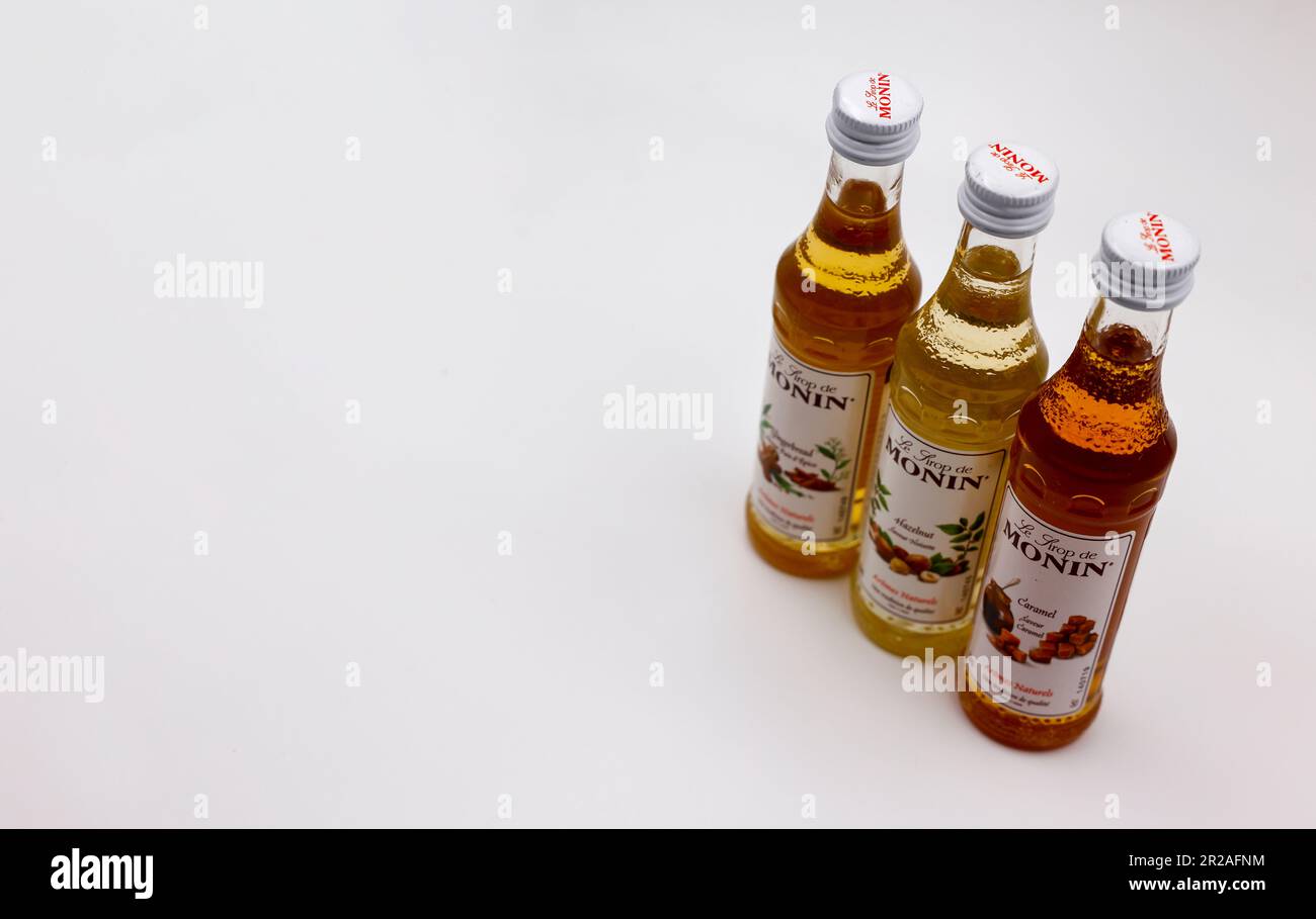 Monin coffee hi-res stock photography and images - Alamy