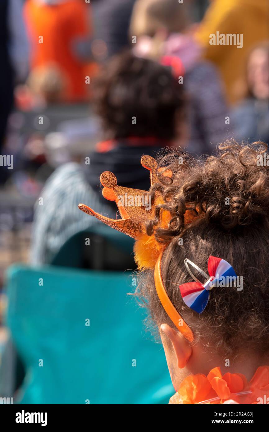 Backside Little Girl At The Childrens Flea market At The Artis Zoo At ...