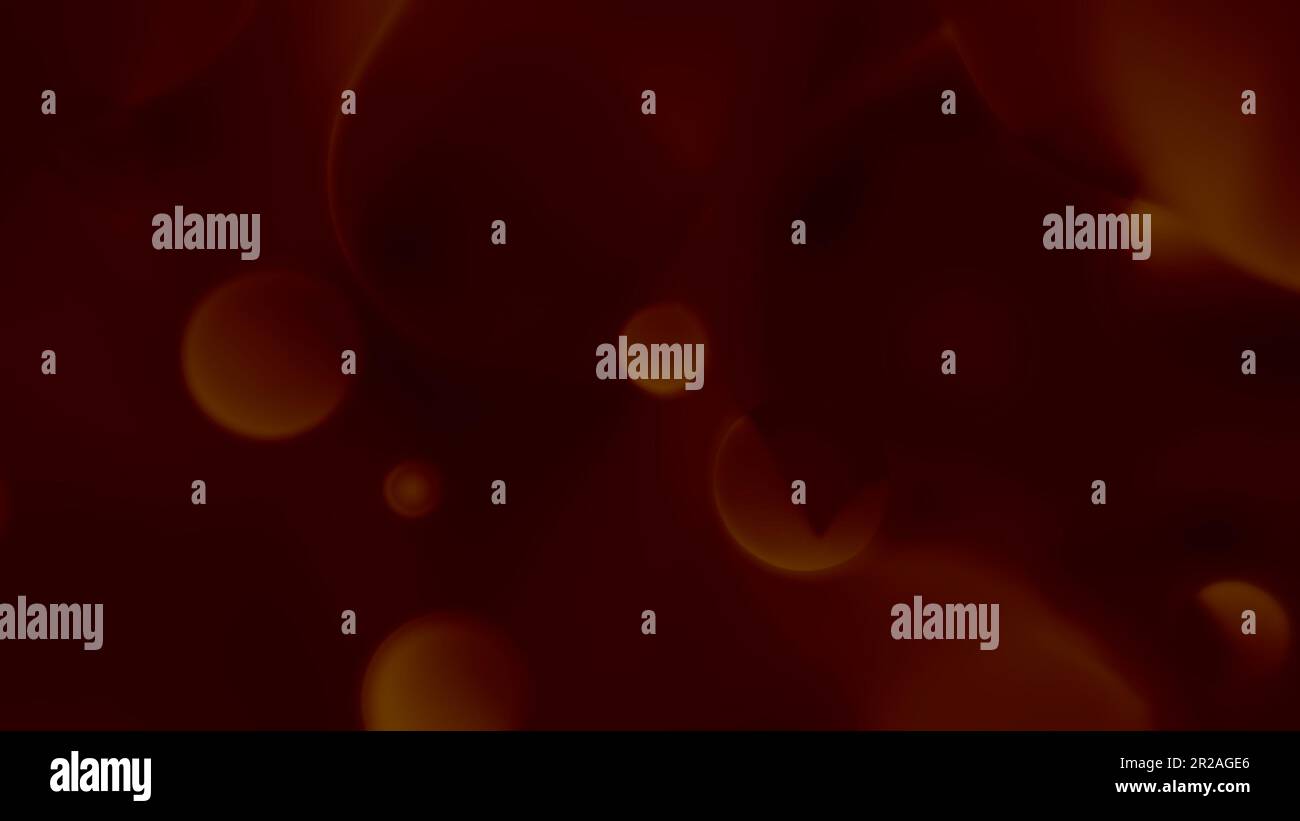 dark yellow or brown slime morphed shapes - abstract 3D rendering Stock ...