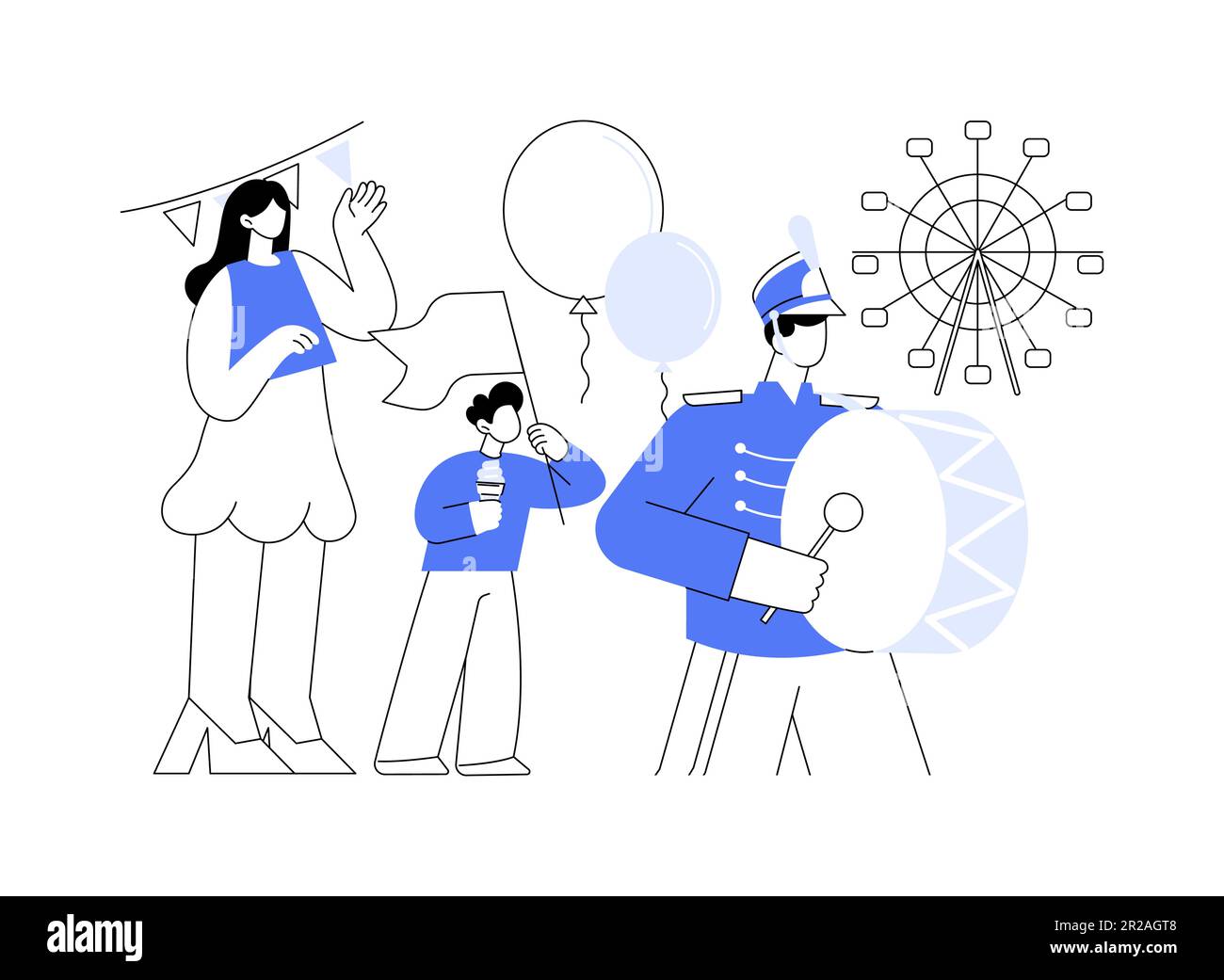 Parade abstract concept vector illustration Stock Vector Image & Art ...