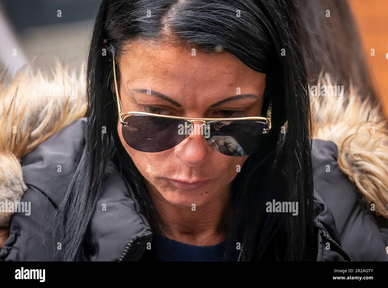 Charlie Mclean, the mother of Khayri Mclean outside Leeds Crown Court ...
