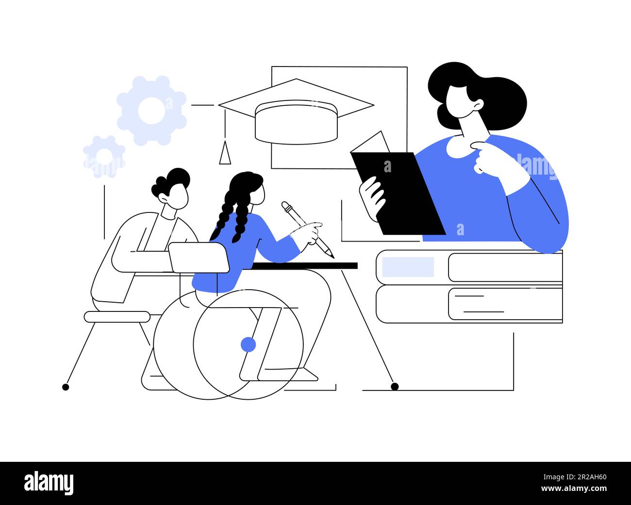 Inclusive education abstract concept vector illustration Stock Vector Image & Art - Alamy