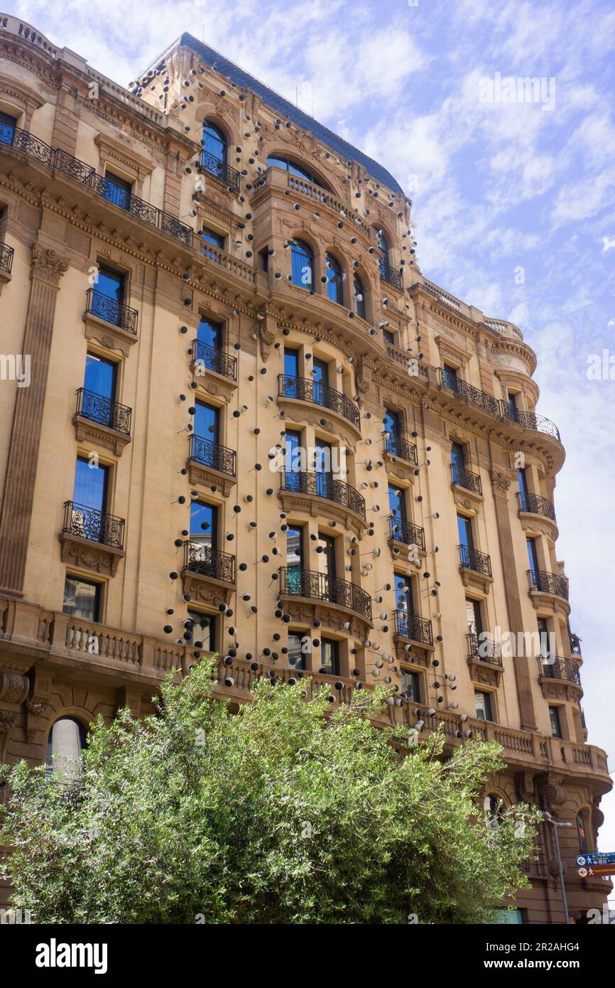 Hotel Ohla. Neoclassic boutique hotel with one-thousand ceramic eyes on ...