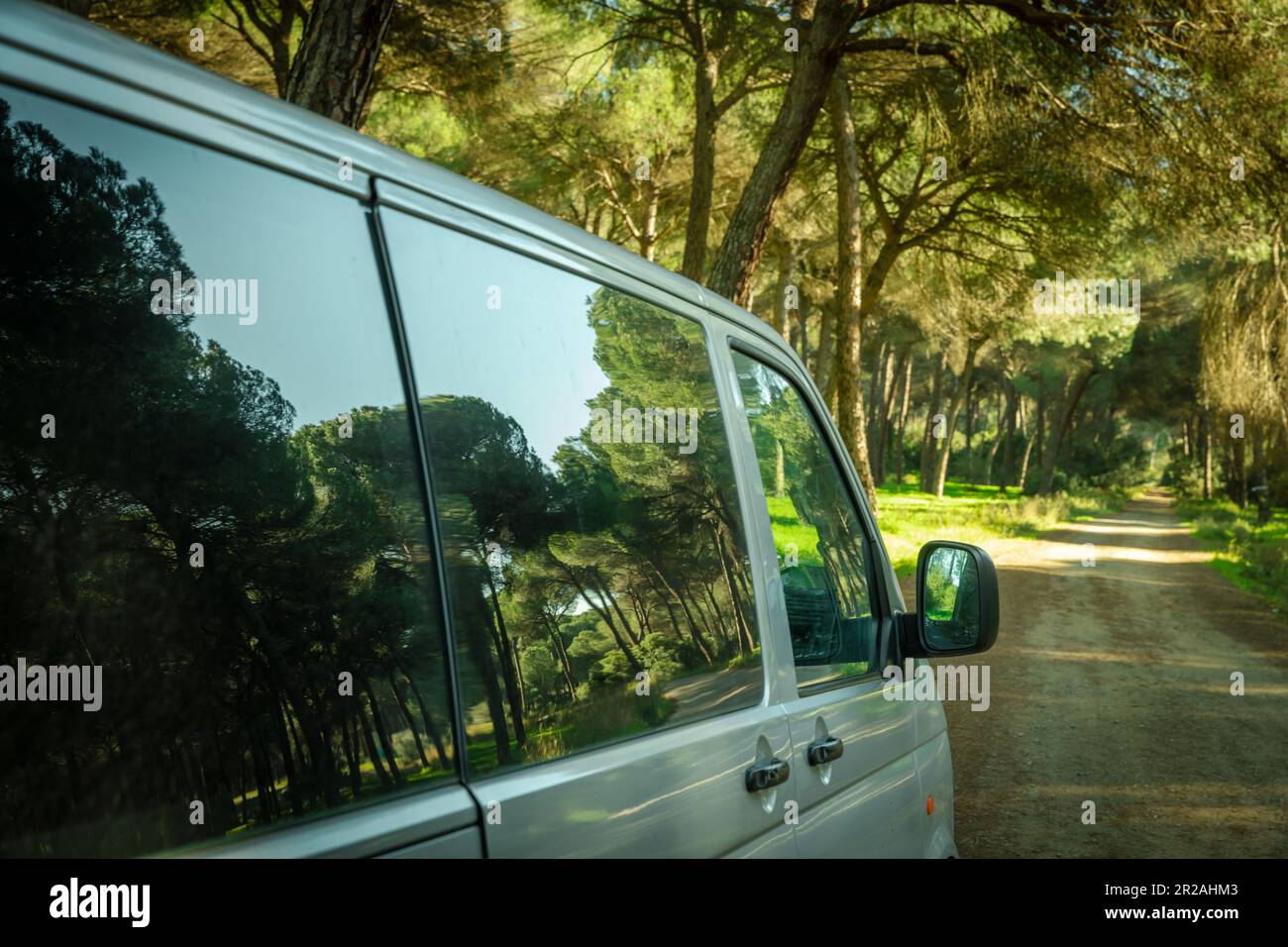 Reflection on van windows hi-res stock photography and images - Alamy