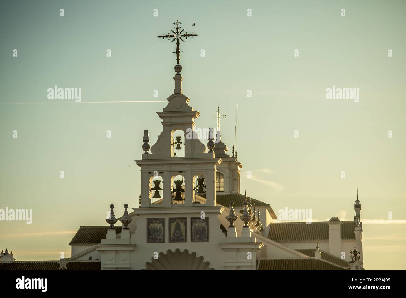 detail view of the tSanctuary of Our Lady of Rocio in El Rocio one of ...