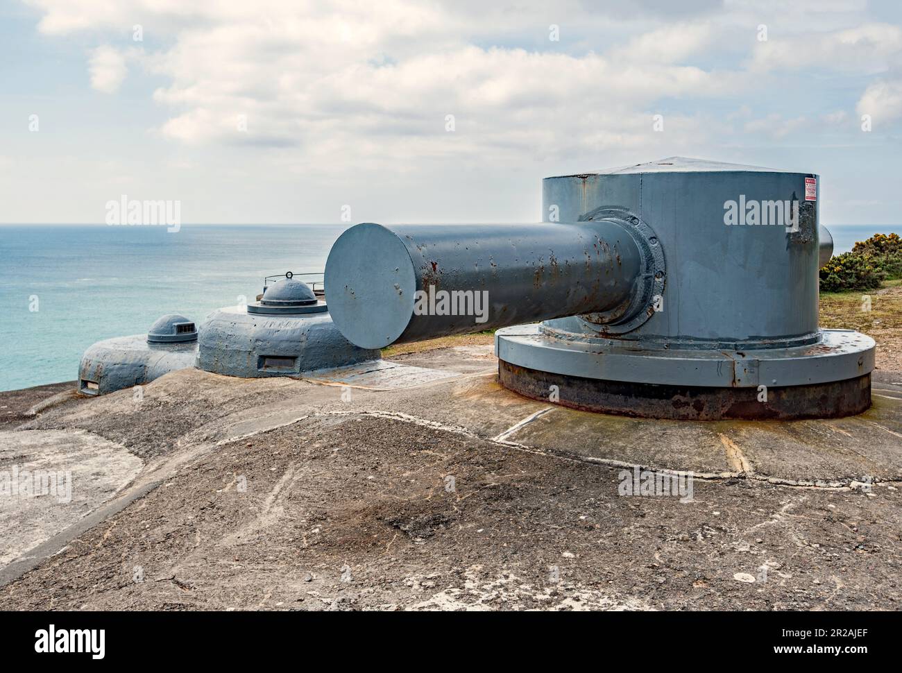 Rangefinder military installation at Noirmont Point, Jersey as part of ...
