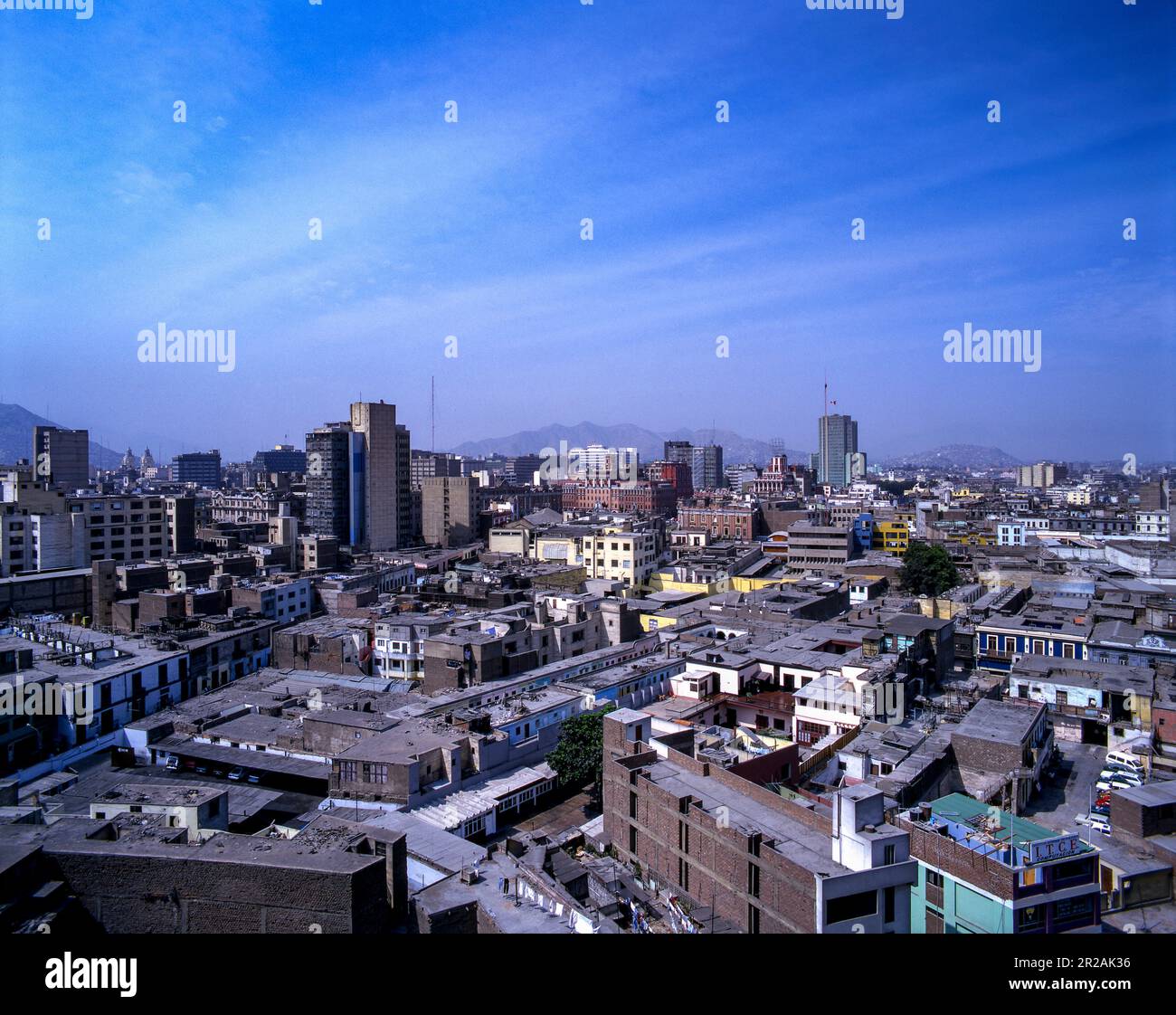 Historic center of the city of Lima (1996), Peru Stock Photo - Alamy