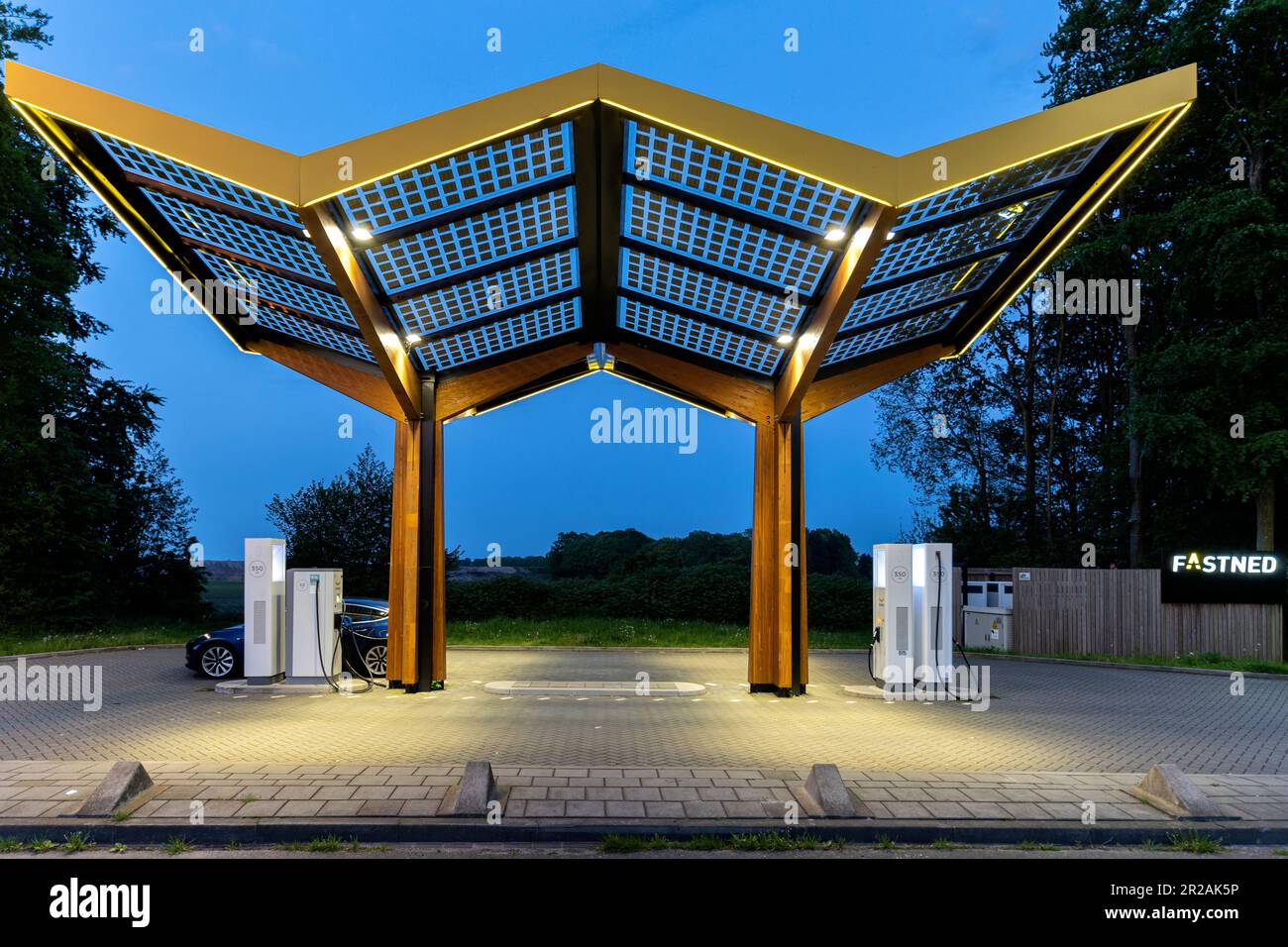 Fastned electric vehicle charging station Stock Photo - Alamy