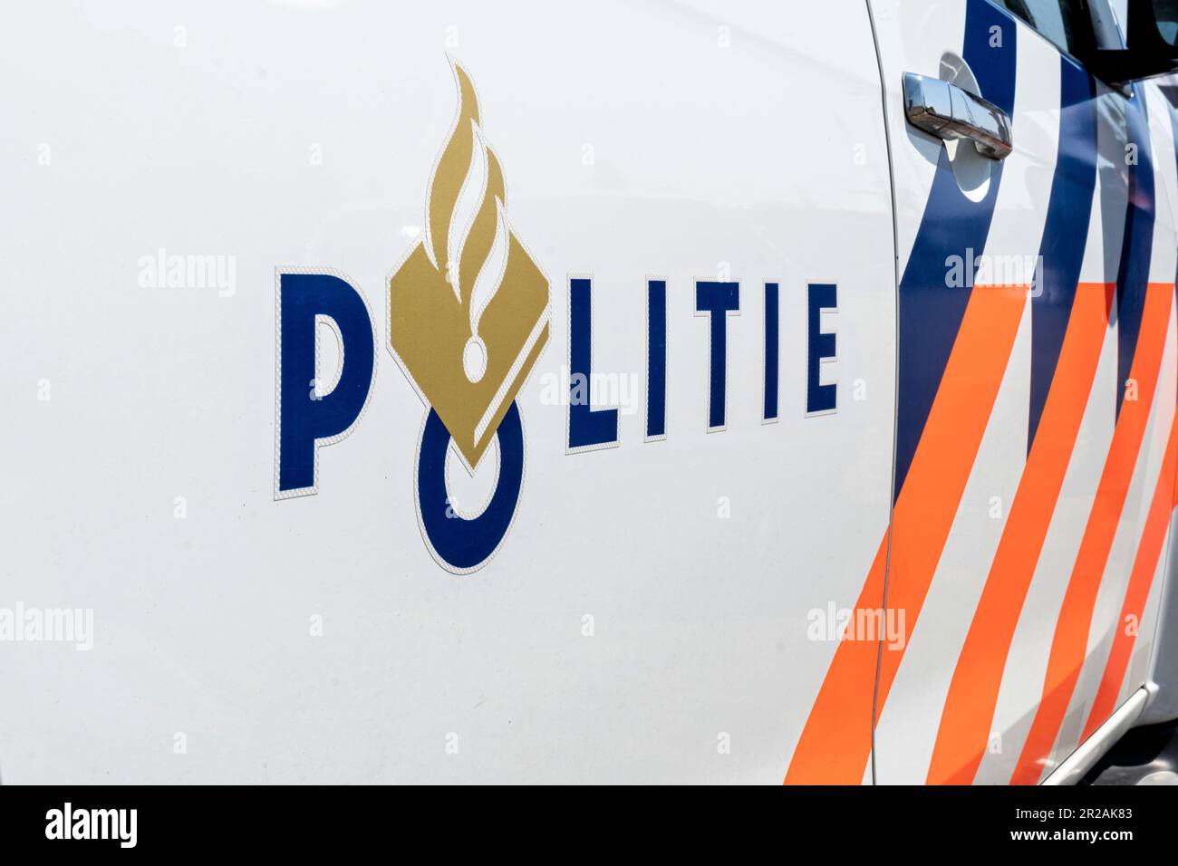 side of a Dutch Police car Stock Photo - Alamy