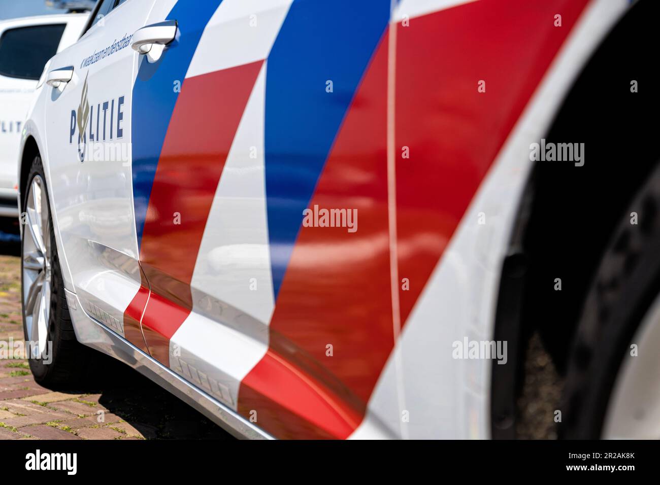 side of a Dutch Police car Stock Photo - Alamy