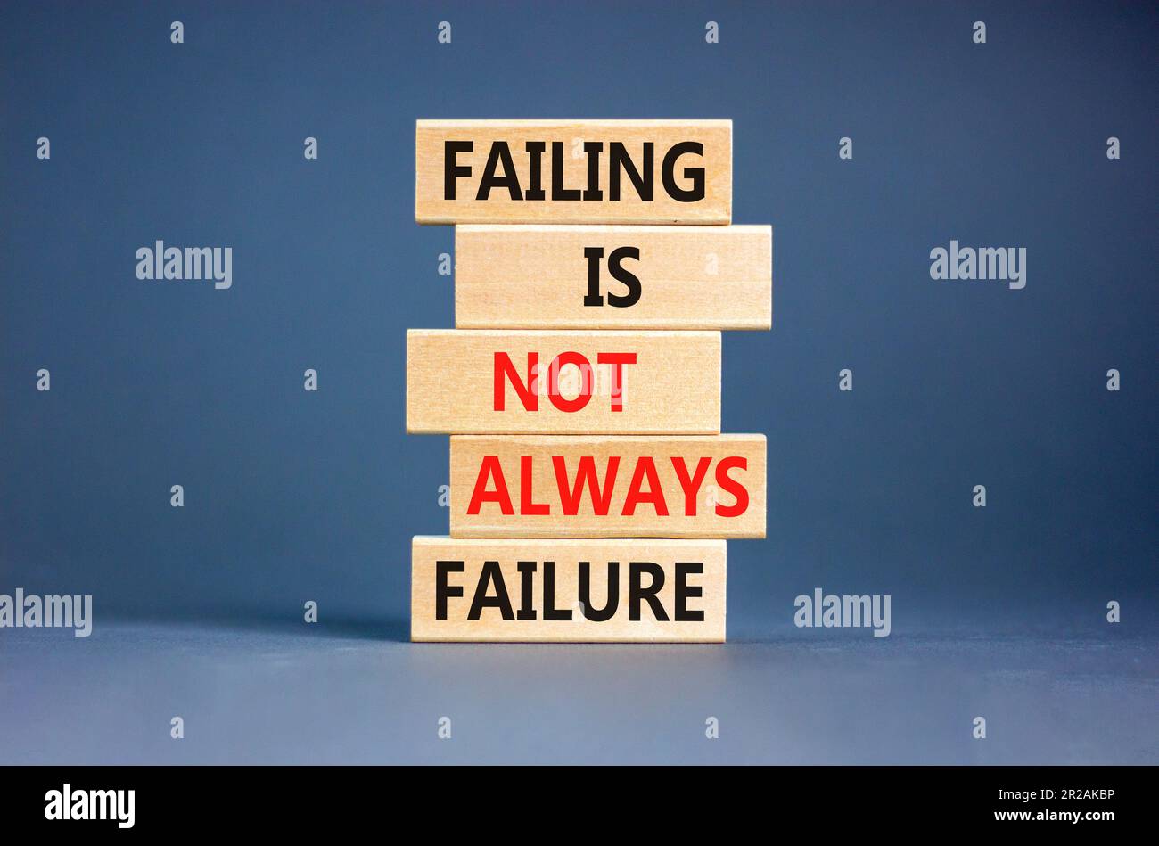 Failure or failing symbol. Concept words Failing is not always failure ...
