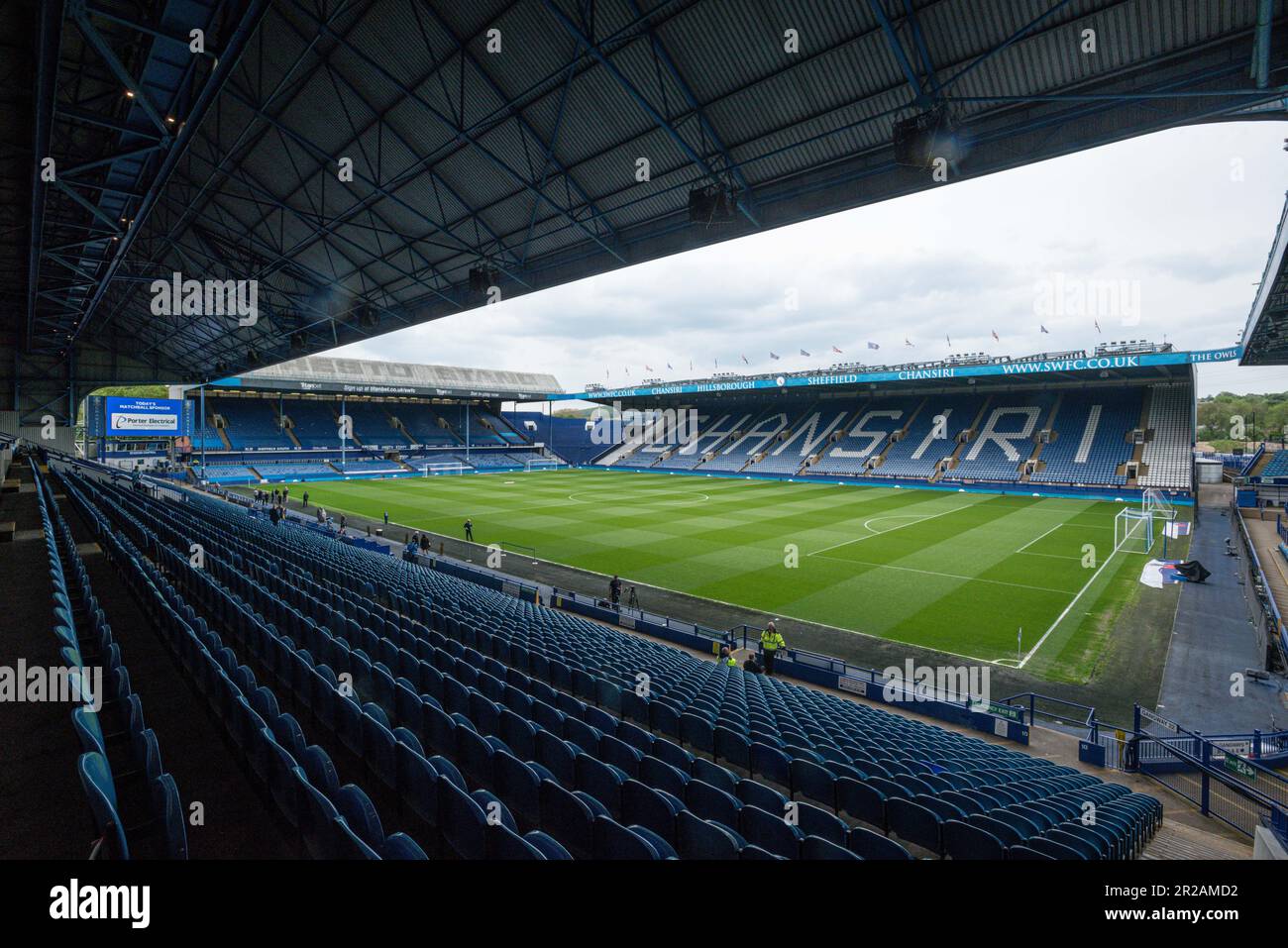 Hillsborough stadium pitch view hi-res stock photography and images - Alamy