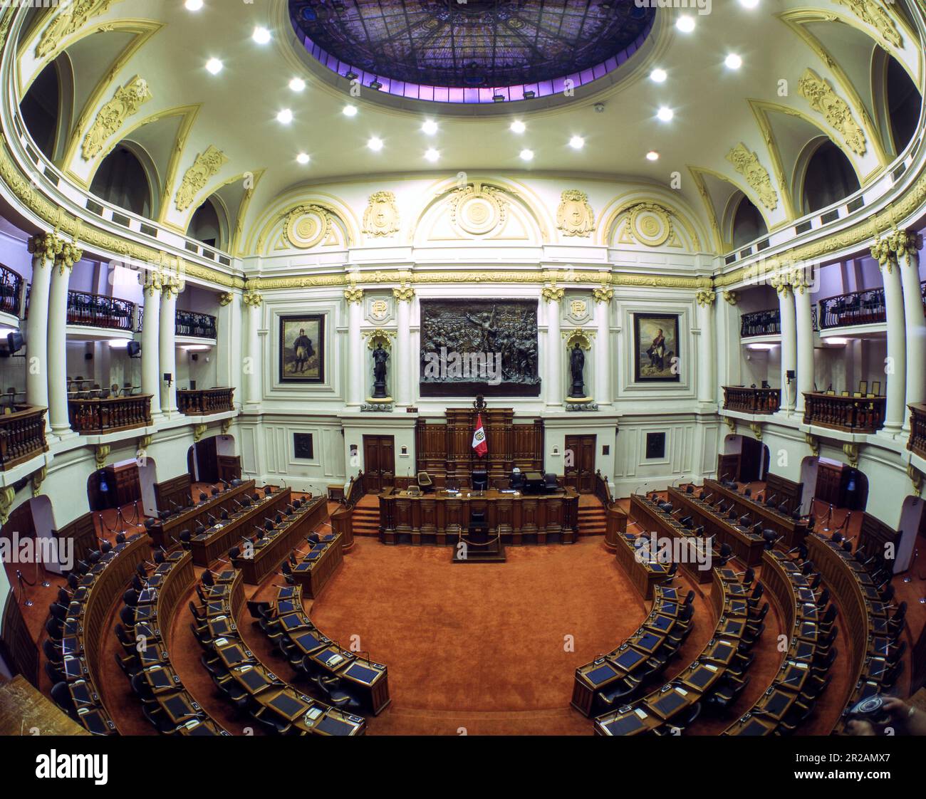 Peruvian Congress of Deputies Stock Photo - Alamy