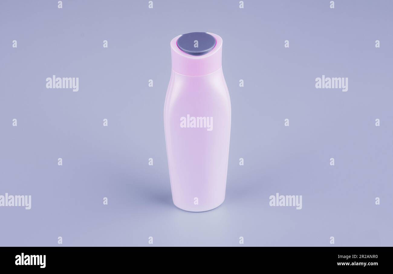 unbranded shampoo advertisement. hair conditioner or body lotion Stock ...