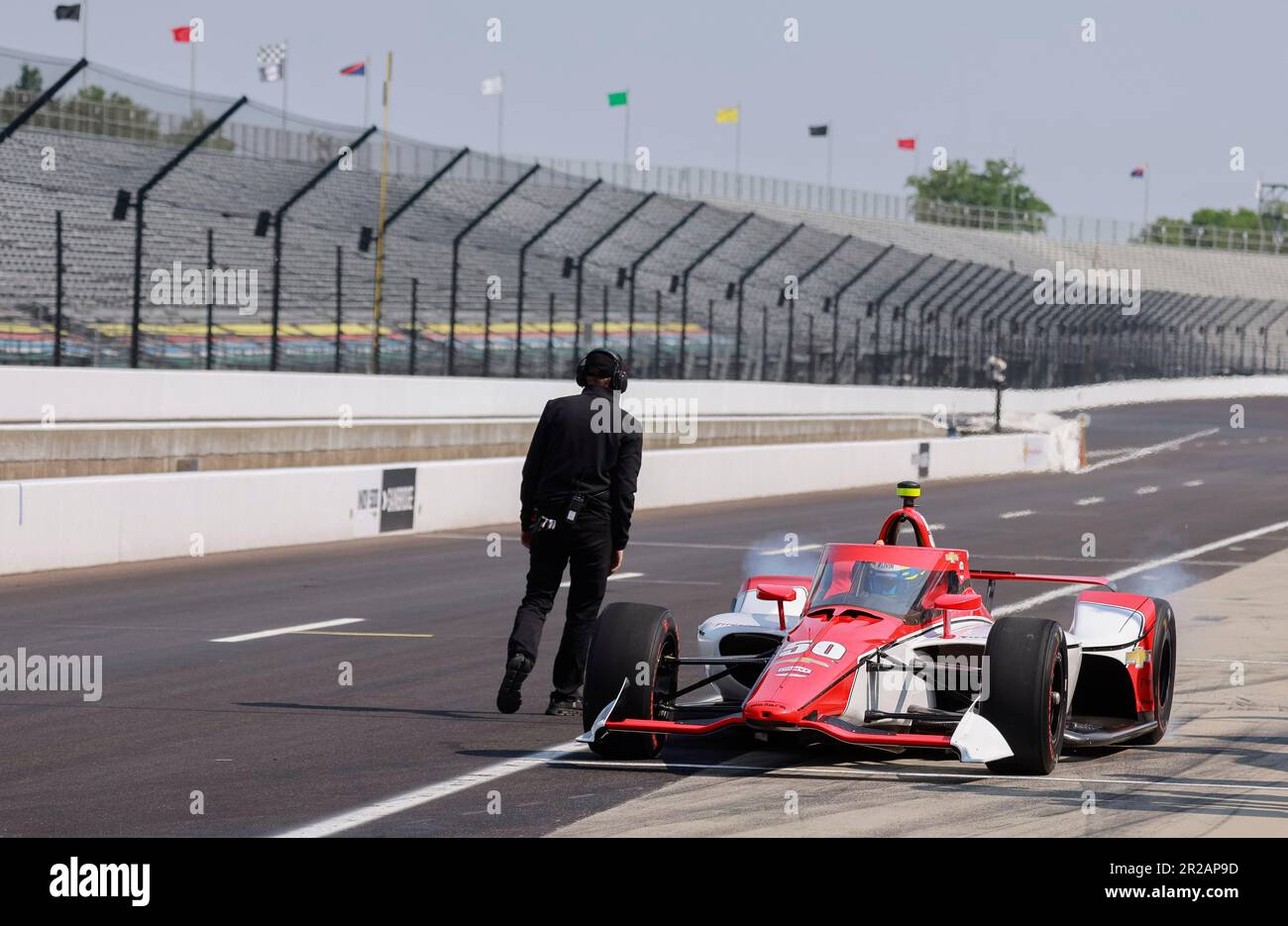 INDIANAPOLIS, INDIANA - MAY 17: IndyCar driver RC Enerson’s (50), Abel ...