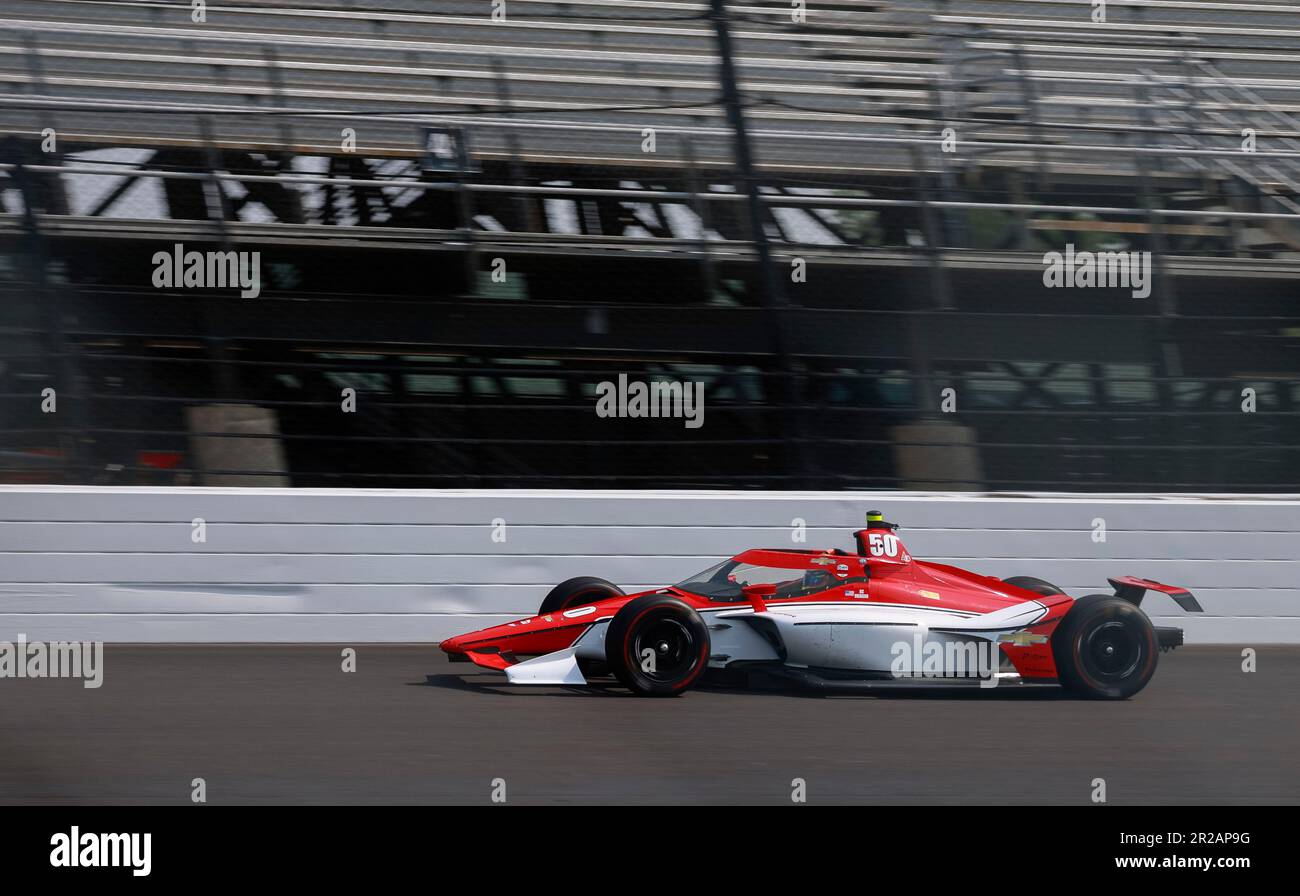 INDIANAPOLIS, INDIANA - MAY 17: IndyCar driver RC Enerson’s (50), Abel ...