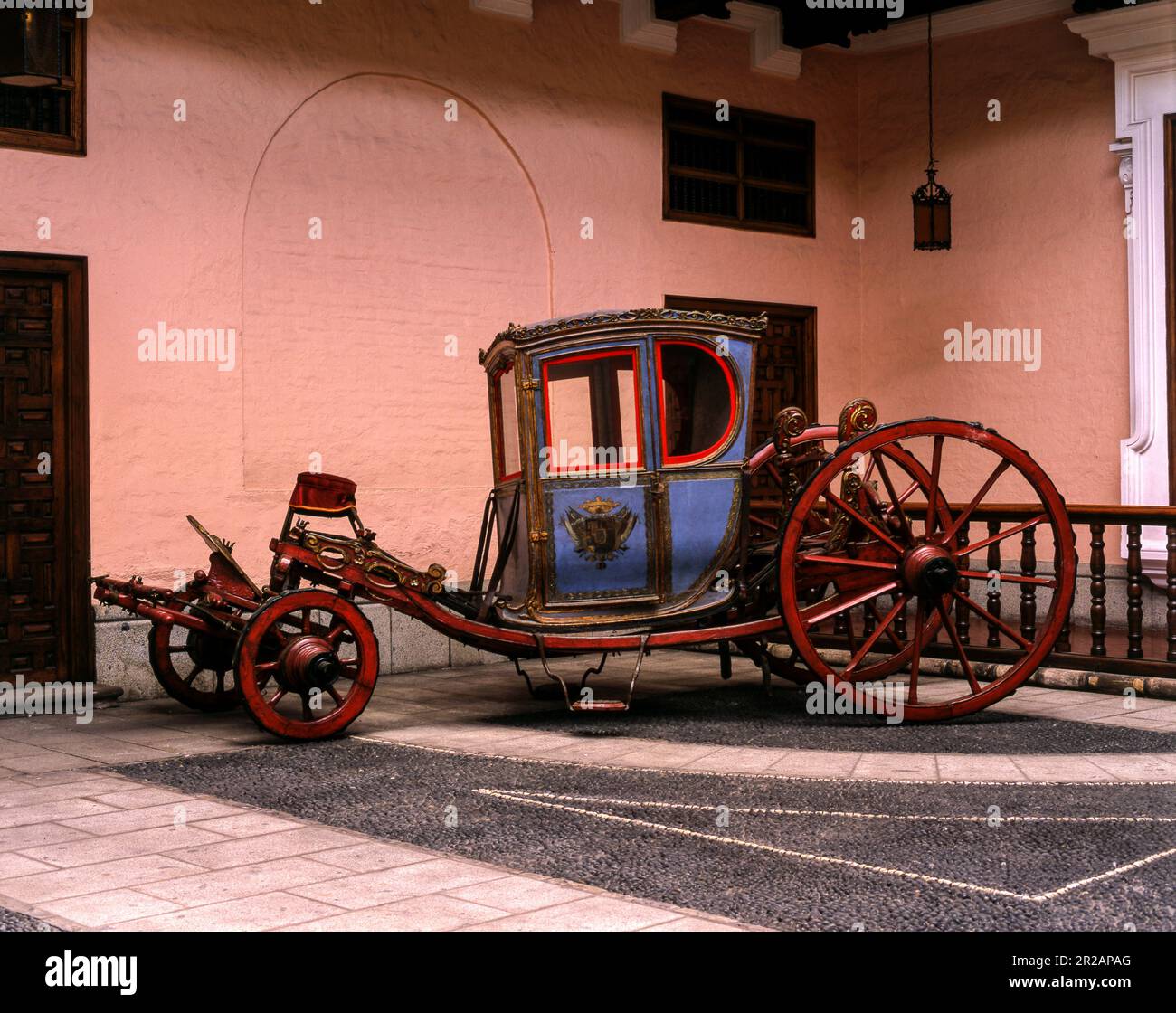 Peru.Lima.Tagle Tower.Virrey Amat's Carriage.Colonial 18th century ...