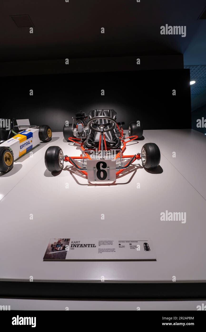 Fernando Alonso's kart built by his father with which he participated ...