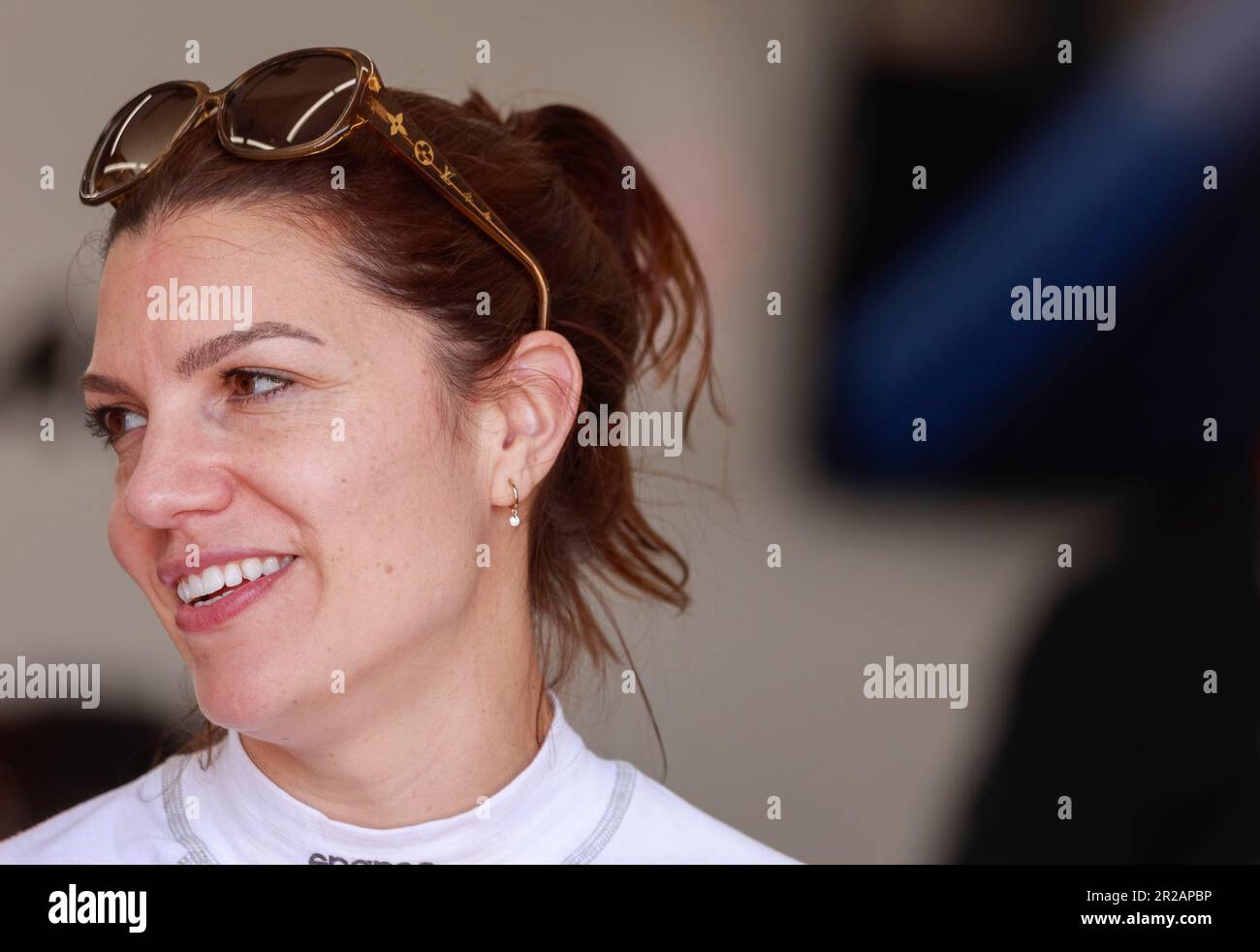 INDIANAPOLIS, INDIANA - MAY 17: IndyCar driver Katherine Legge (44) in ...