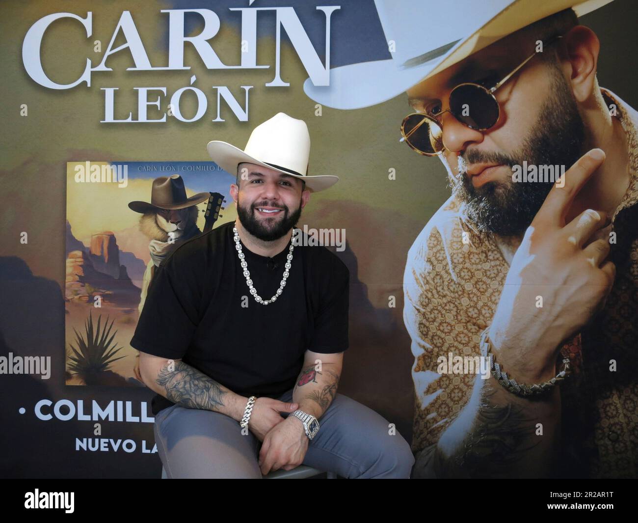 Mexican regional singer Carin Leon poses for a portrait during an ...