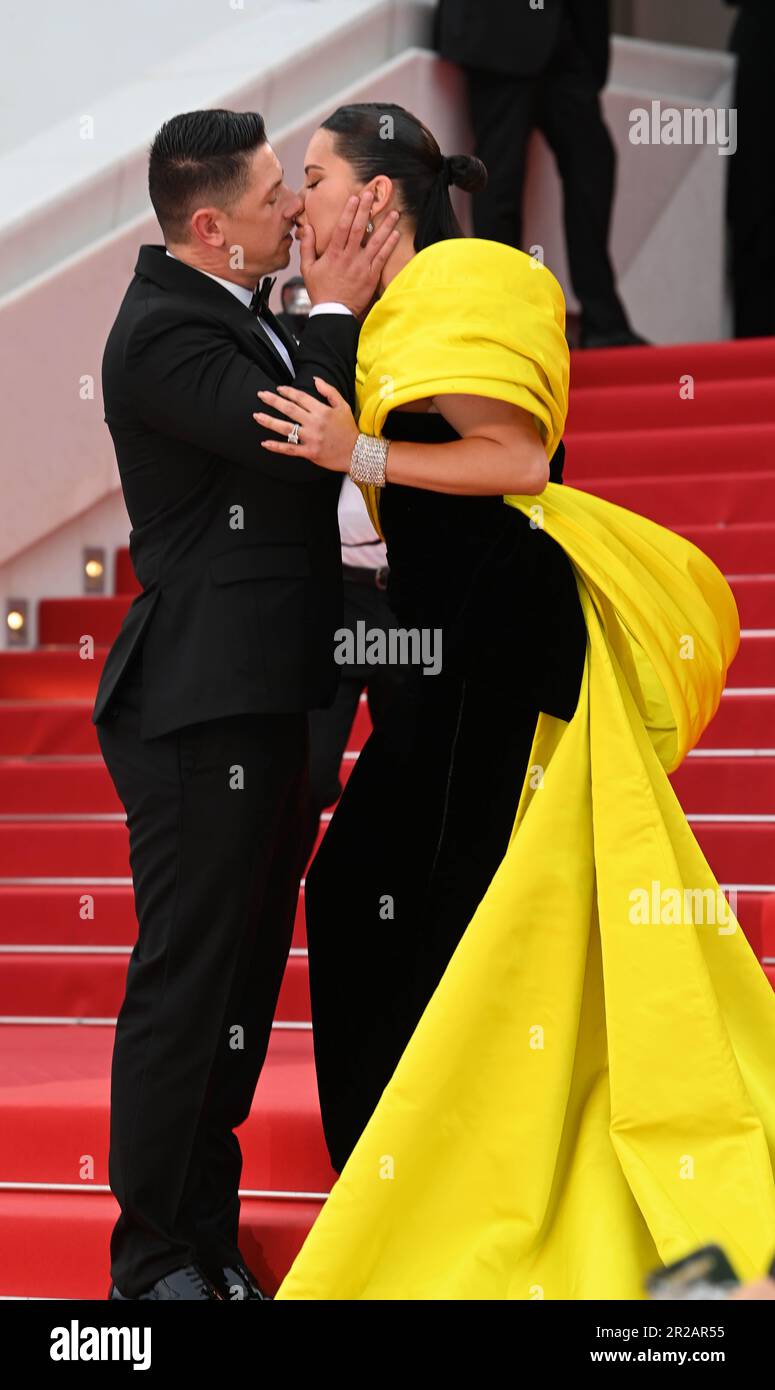 Andre Lemmers and Adriana Lima attending the Indiana Jones and the Dial ...