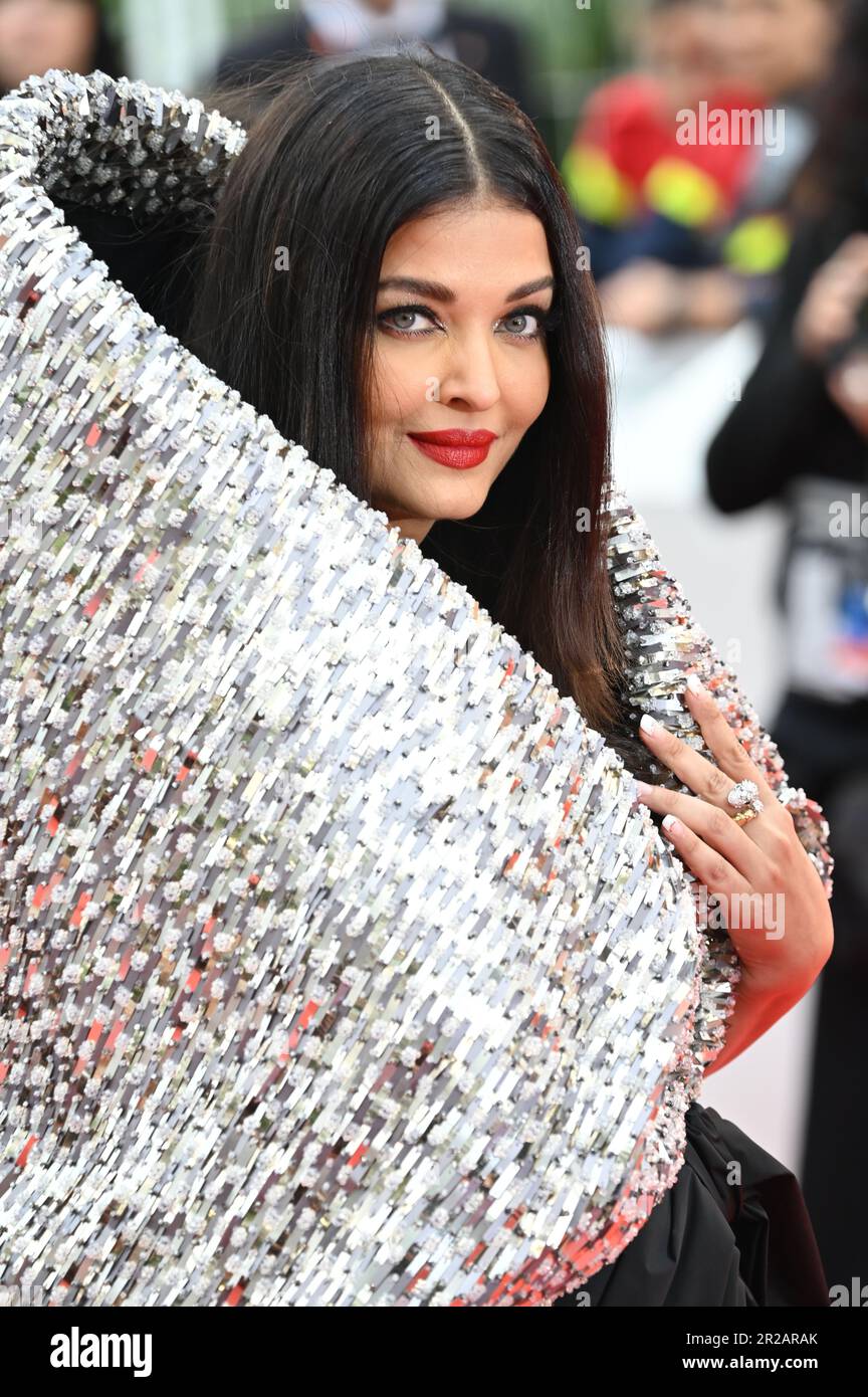 Cannes, France. 18th May, 2023. CANNES, FRANCE. May 18, 2023: Aishwarya ...