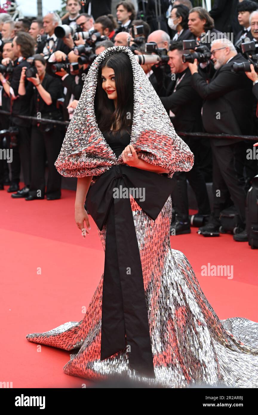 Cannes, France. 18th May, 2023. CANNES, FRANCE. May 18, 2023: Aishwarya ...