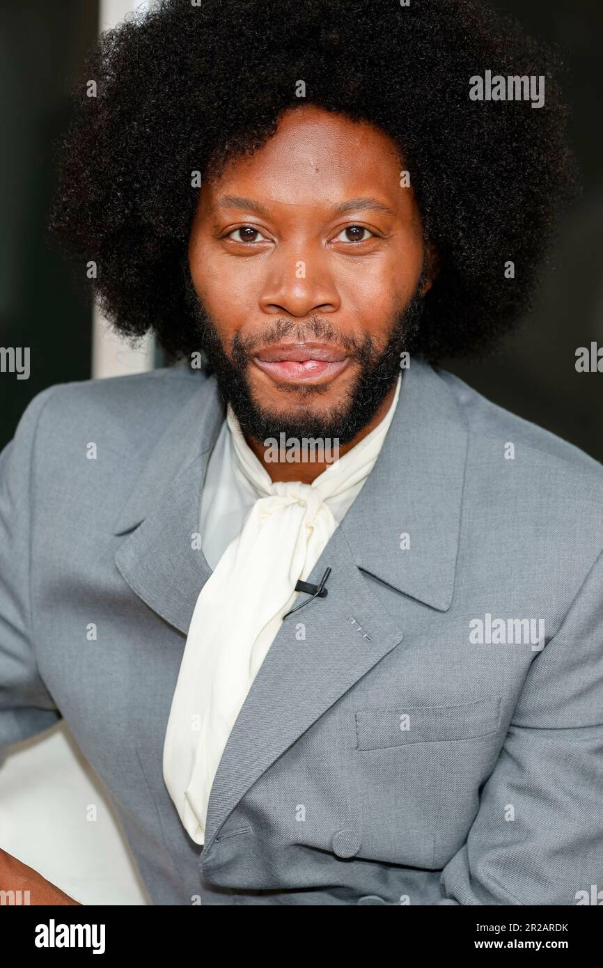 Cannes, France, on 18 May 2023. Jeremy O Harris poses at the 'Kering ...