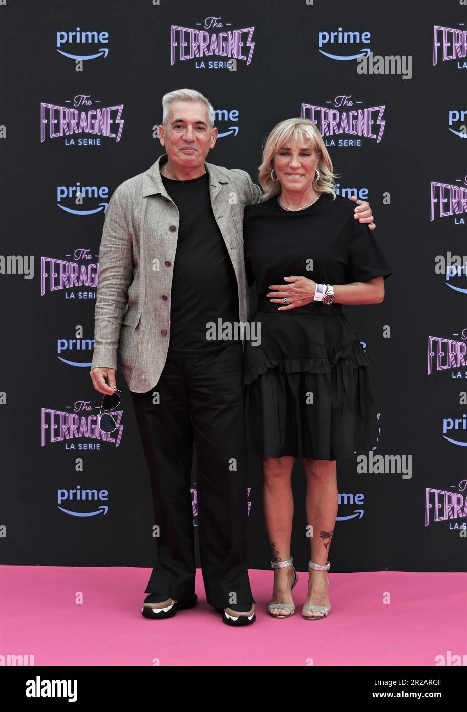 Milan, Italy. 17th May, 2023. Milano, Italy THE FERRAGNEZ LA SERIE S2 ...