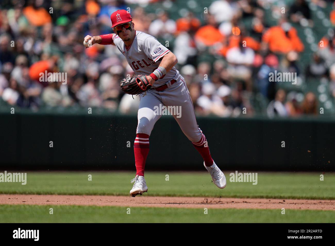 Los Angeles Angels shortstop Zach Neto throws out Baltimore Orioles ... Los Angeles Angels shortstop Zach Neto throws out Baltimore Orioles ...