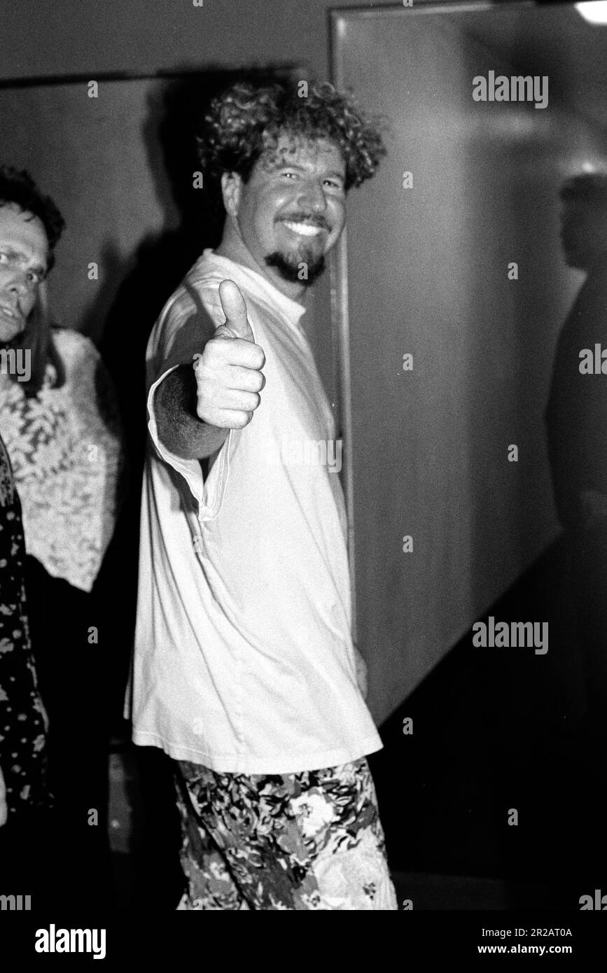 Sammy Hagar photographed in San Francisco, California 1990 Credit: Ross ...