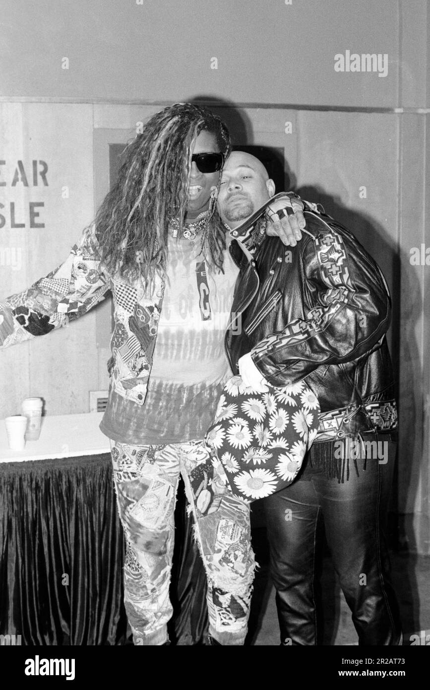 T.M. Stevens and Narada Michael Walden photographed in San Francisco ...