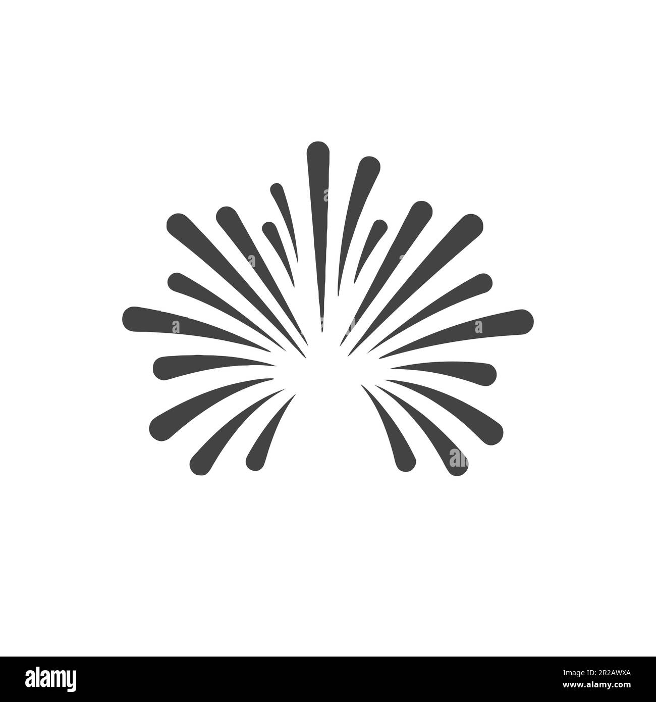 Firework sign on white background. Vector illustration Stock Vector ...