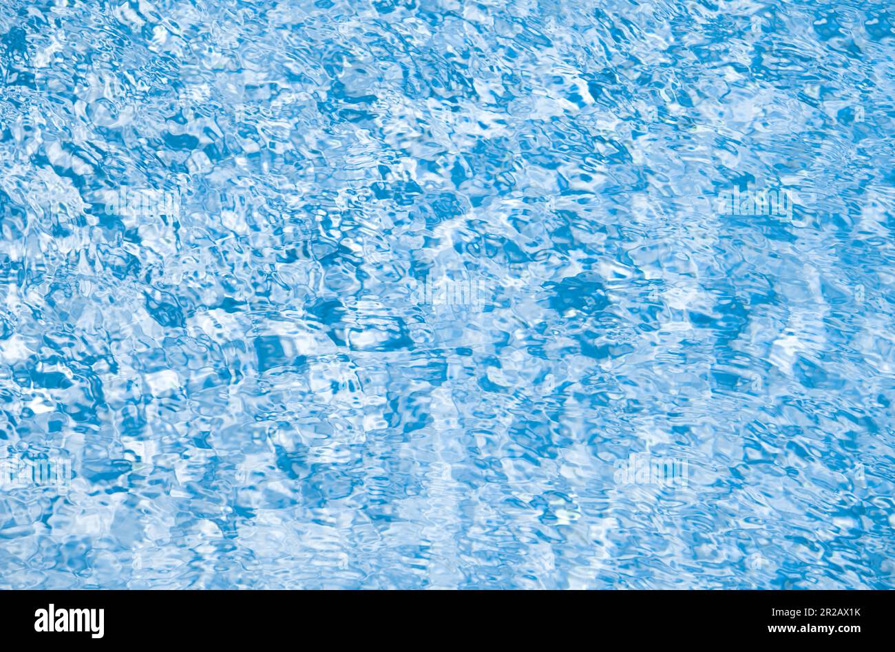turquoise color backdrop of swimming pool water with ripples. concept ...