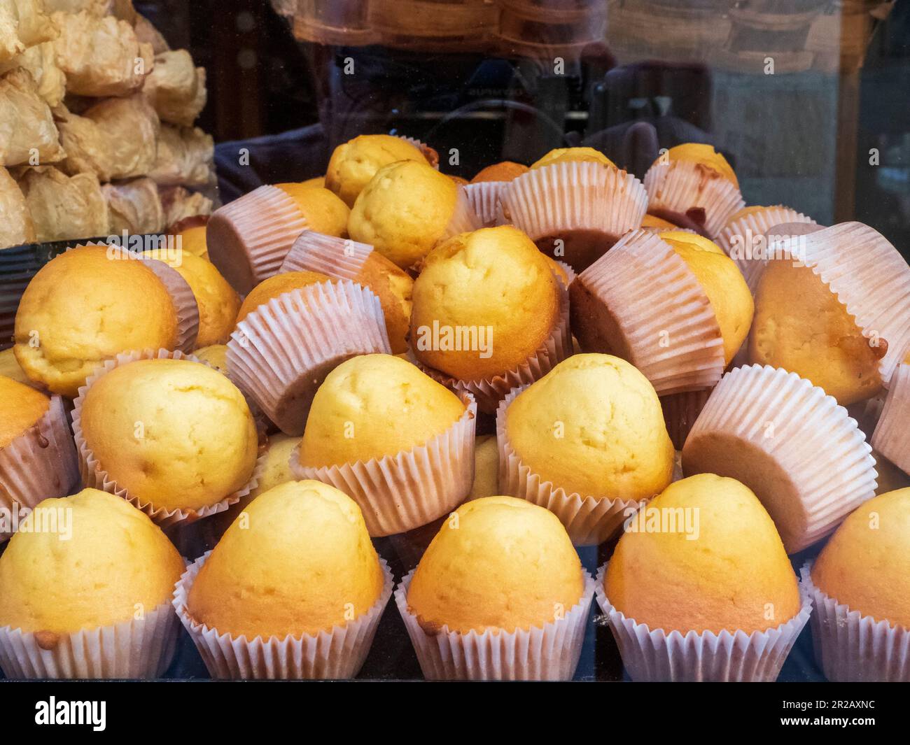 Homemade muffins in a window Stock Photo - Alamy
