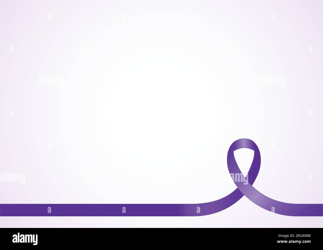 Purple ribbon, background template with copy space for cover, page or ...