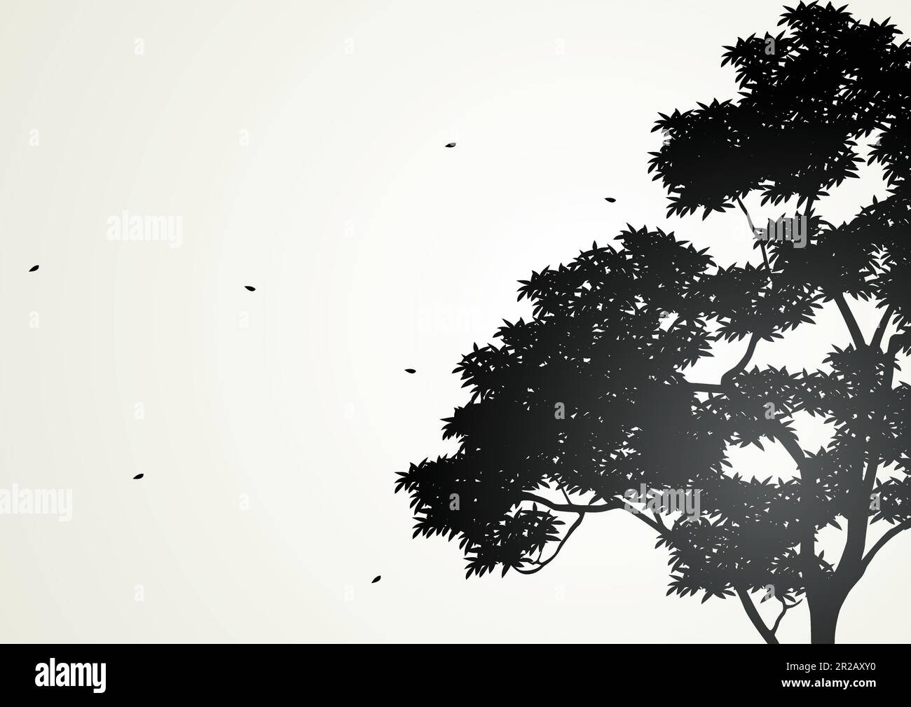 Silhouette illustration of a tree Stock Vector Image & Art - Alamy
