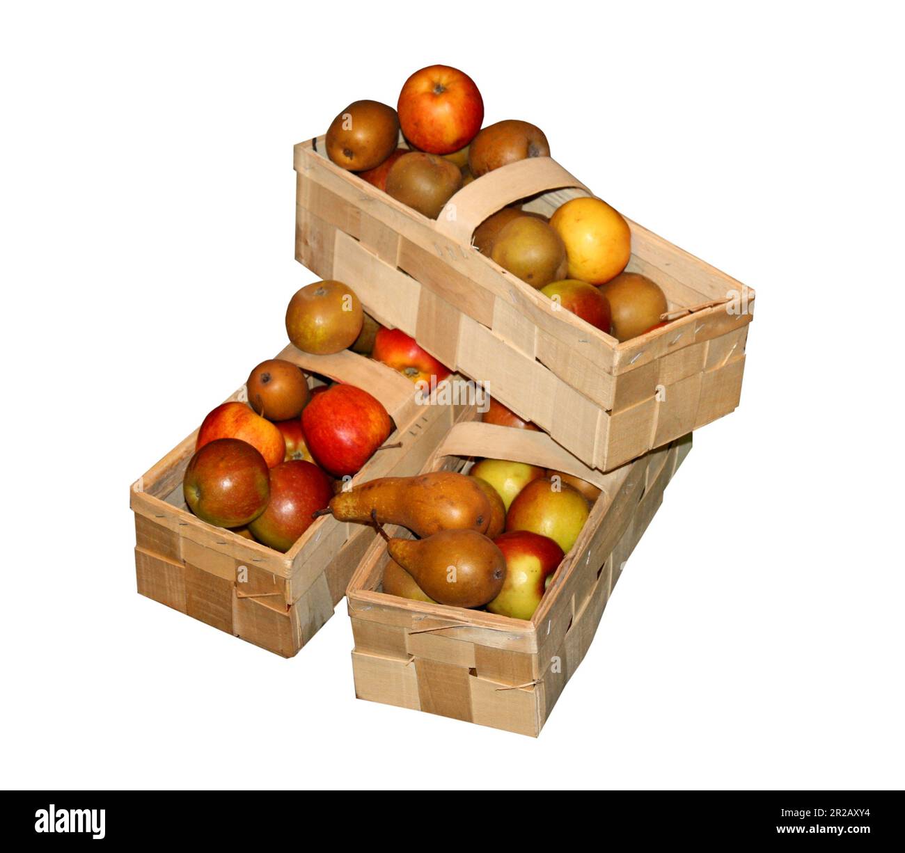 Three baskets apples hi-res stock photography and images - Alamy